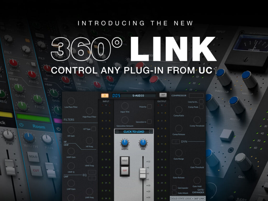 Control any 3rd Party Plug-in with SSL UC1 – Joystick Audio
